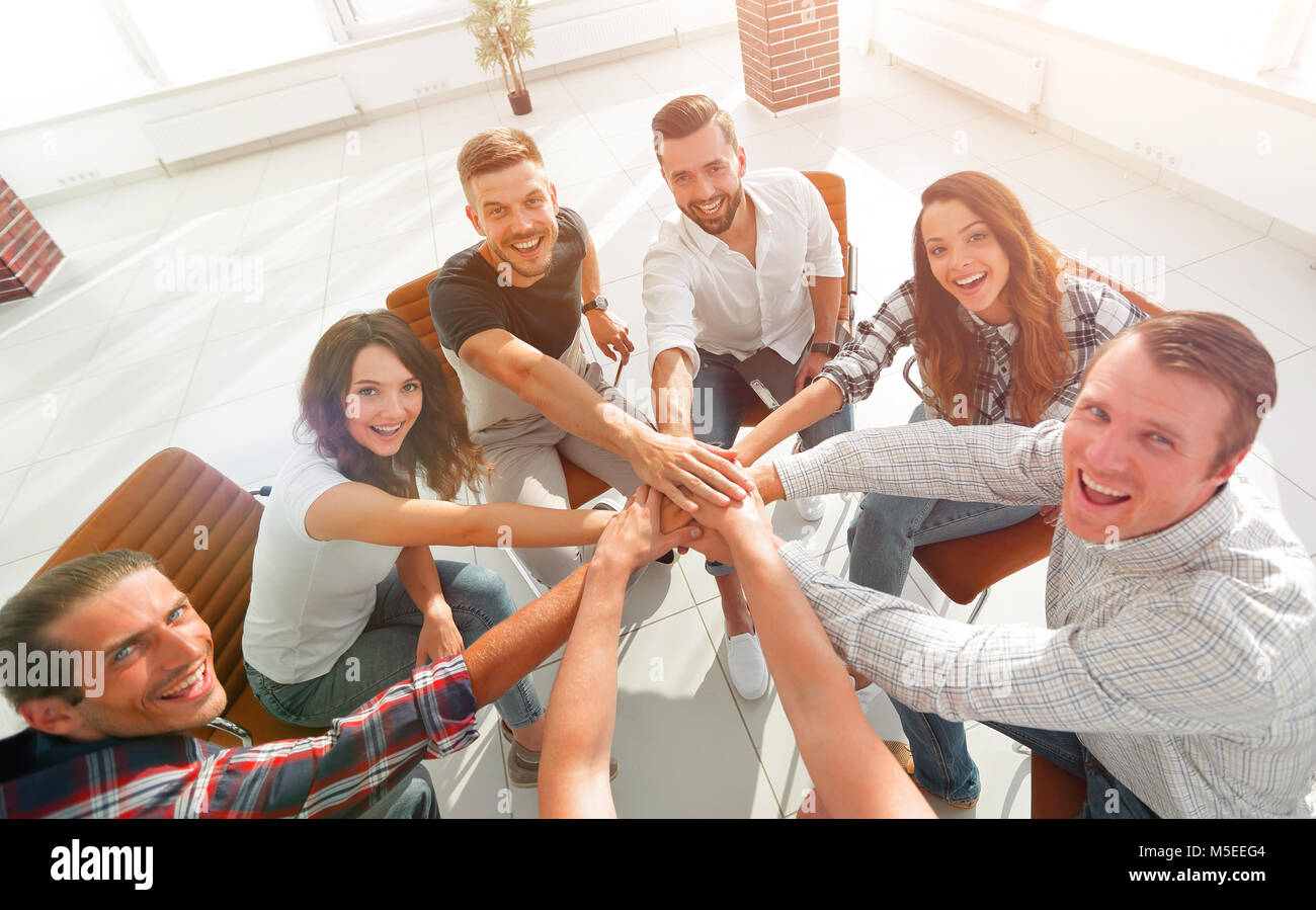 successful business team.the concept of unity Stock Photo - Alamy