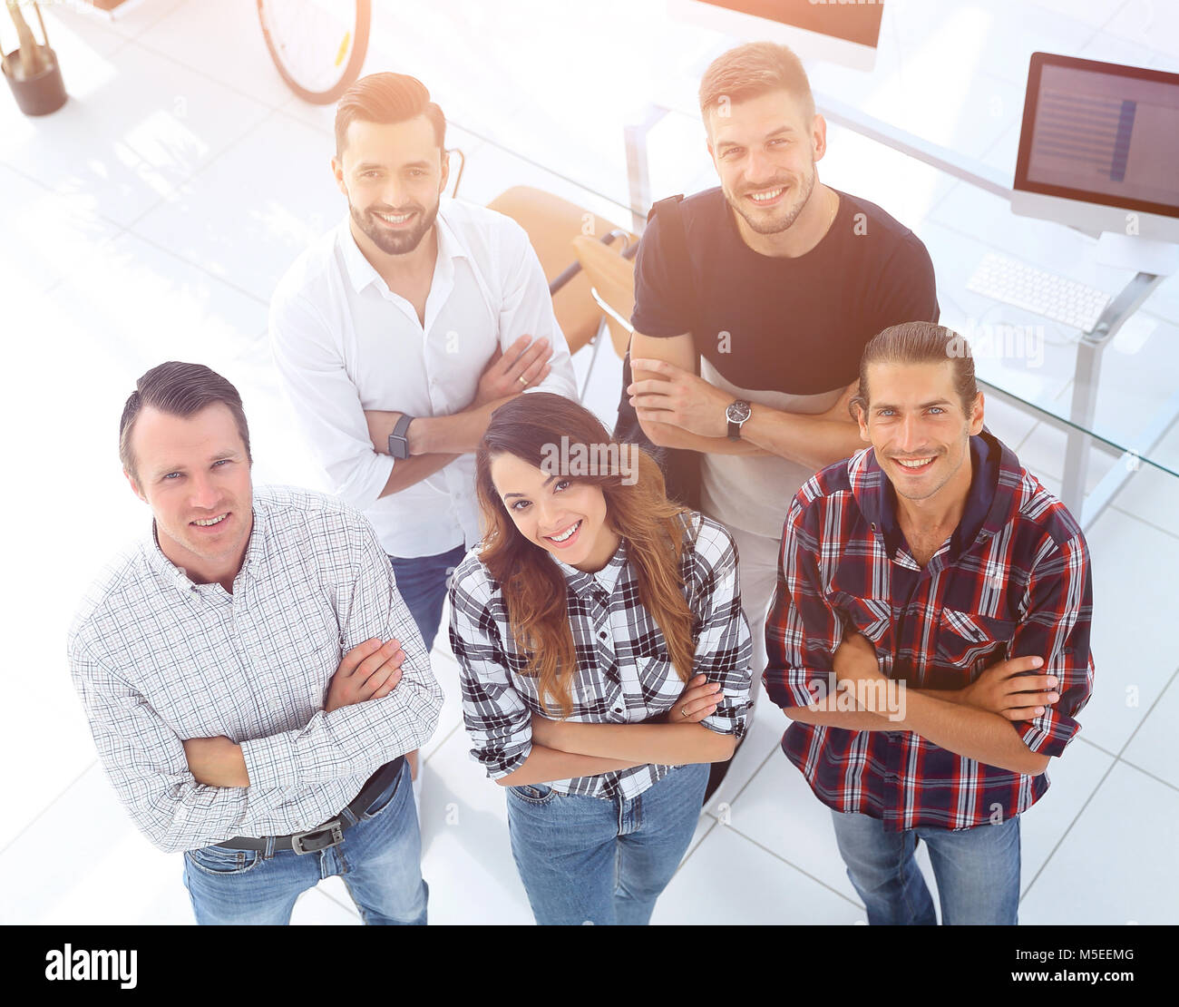 group of successful young designers Stock Photo - Alamy