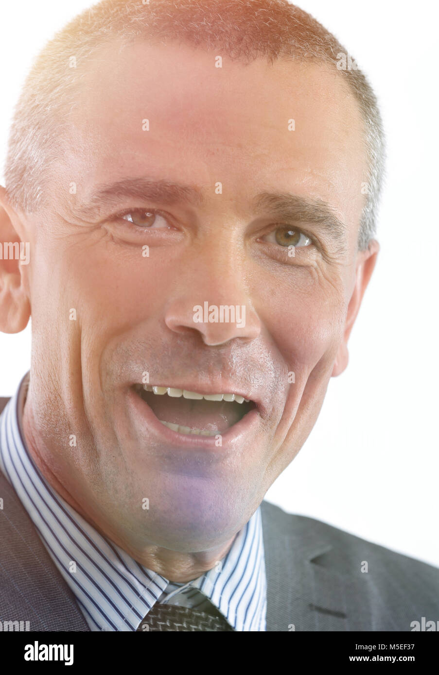 face of a successful businessman Stock Photo - Alamy