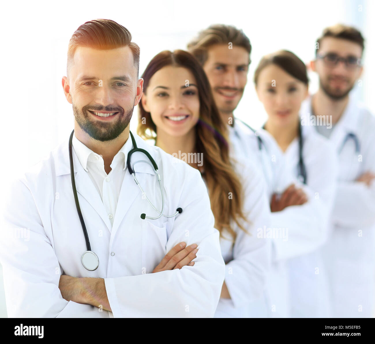 closeup .group of medical workers Stock Photo - Alamy