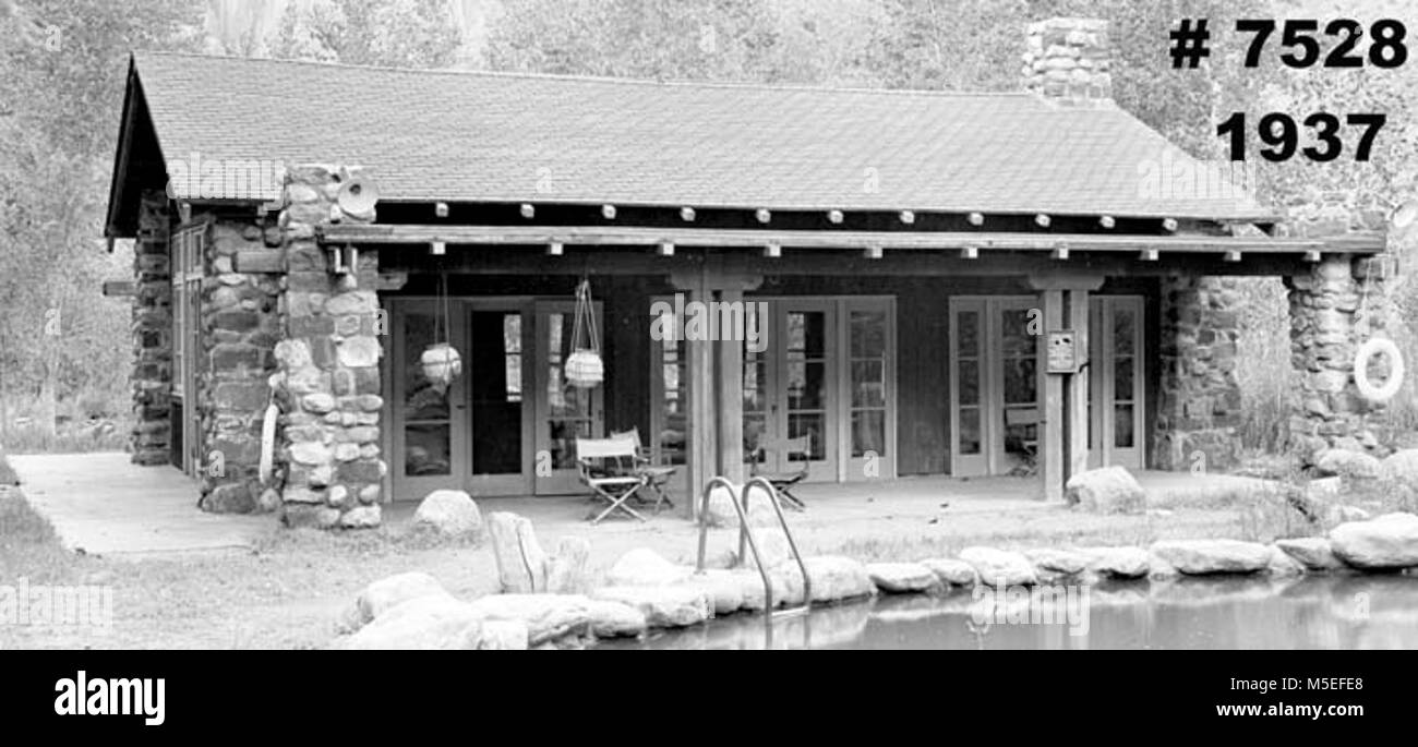 Grand Canyon Historic- Phantom Ranch Swimming Pool DETAIL OF RECREATION ...