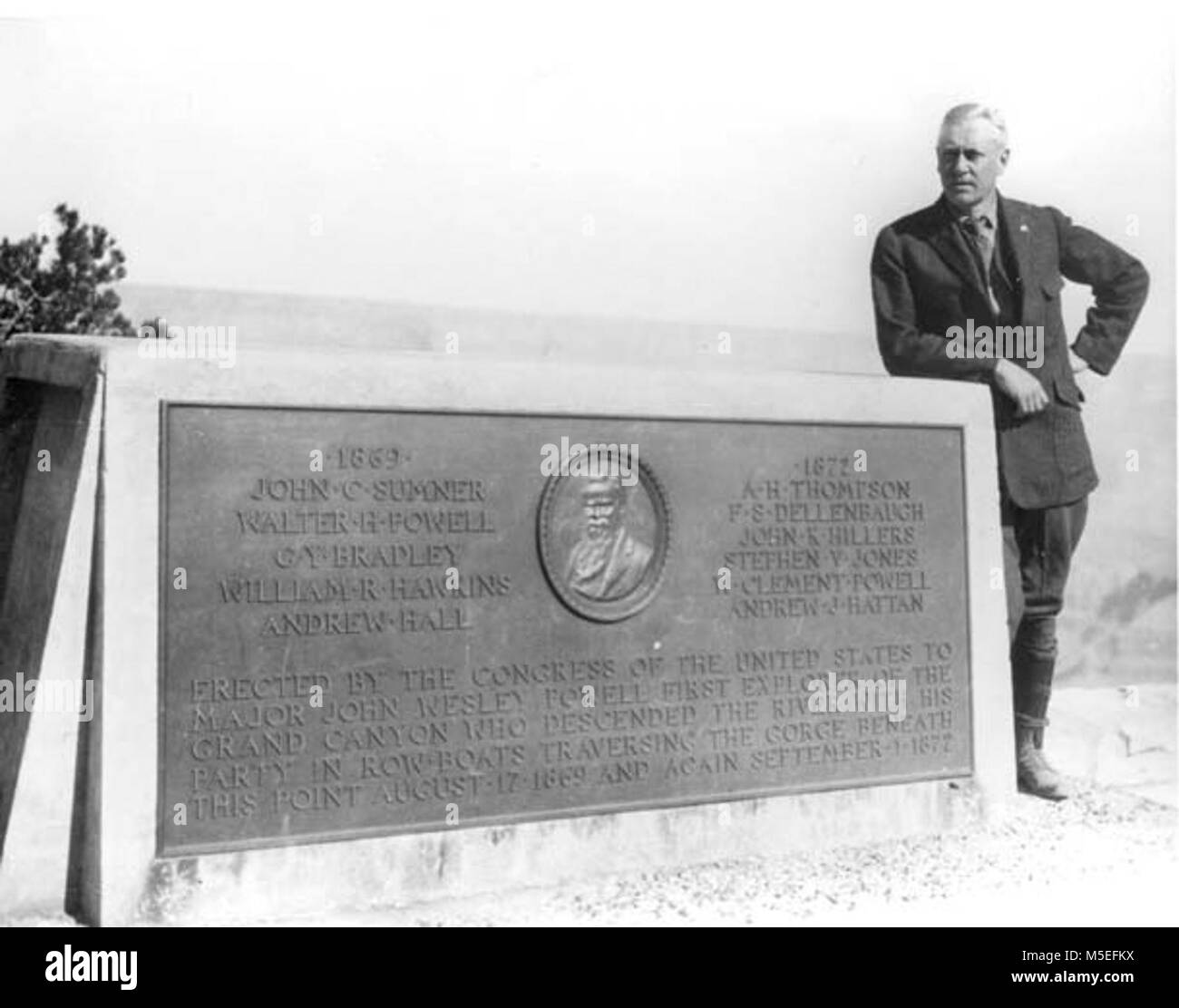 Grand Canyon Powell Memorial STEVEN T. MATHER, AS DIRECTOR OF N.P.S ...