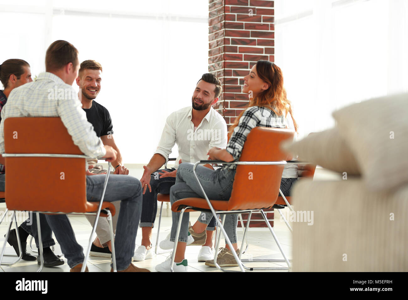 team members argue at the workshop Stock Photo - Alamy