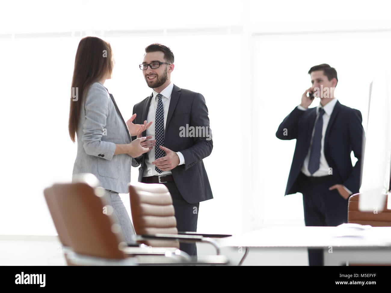 office employees in the workplace Stock Photo - Alamy
