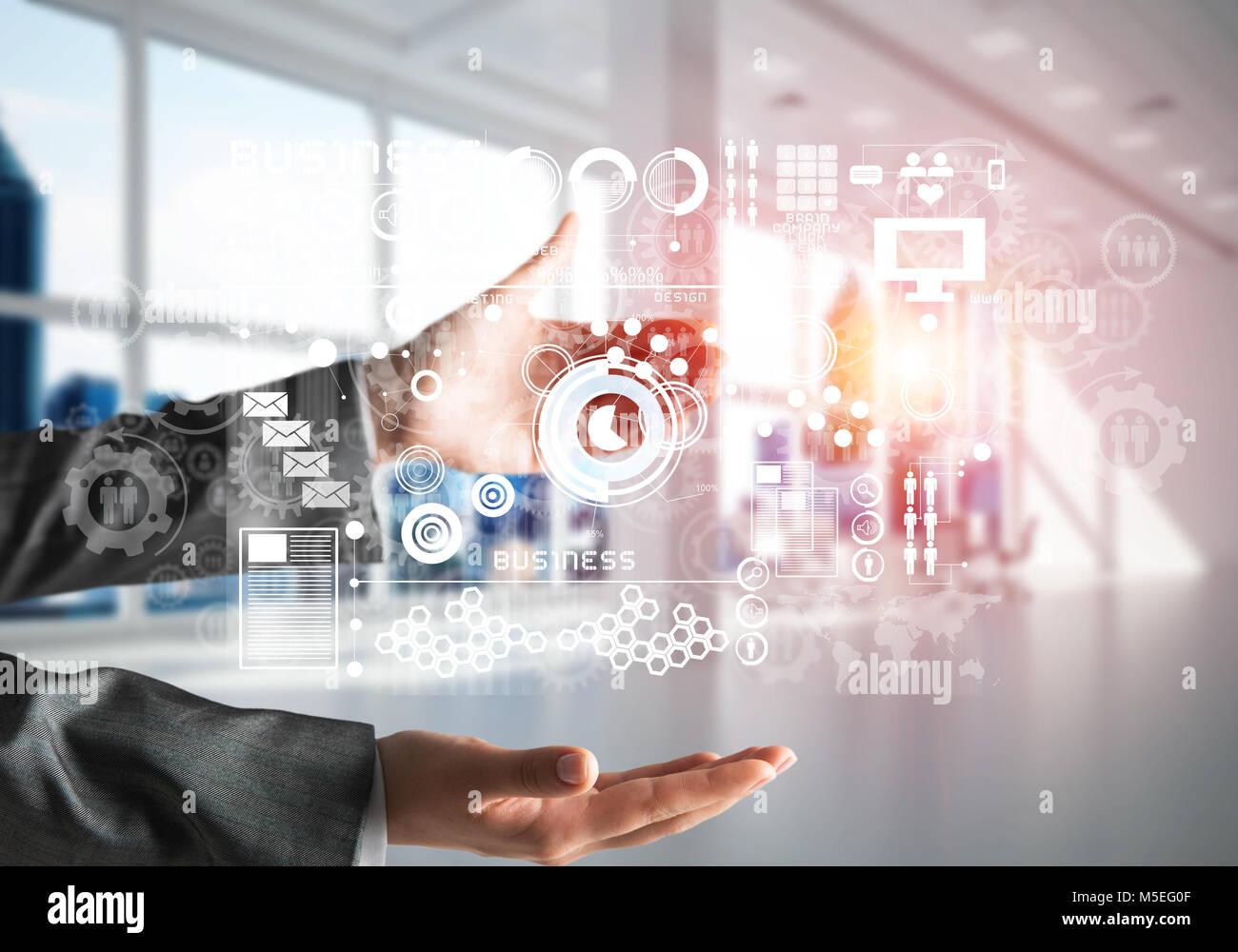 Modern technologies for successful business concept Stock Photo - Alamy