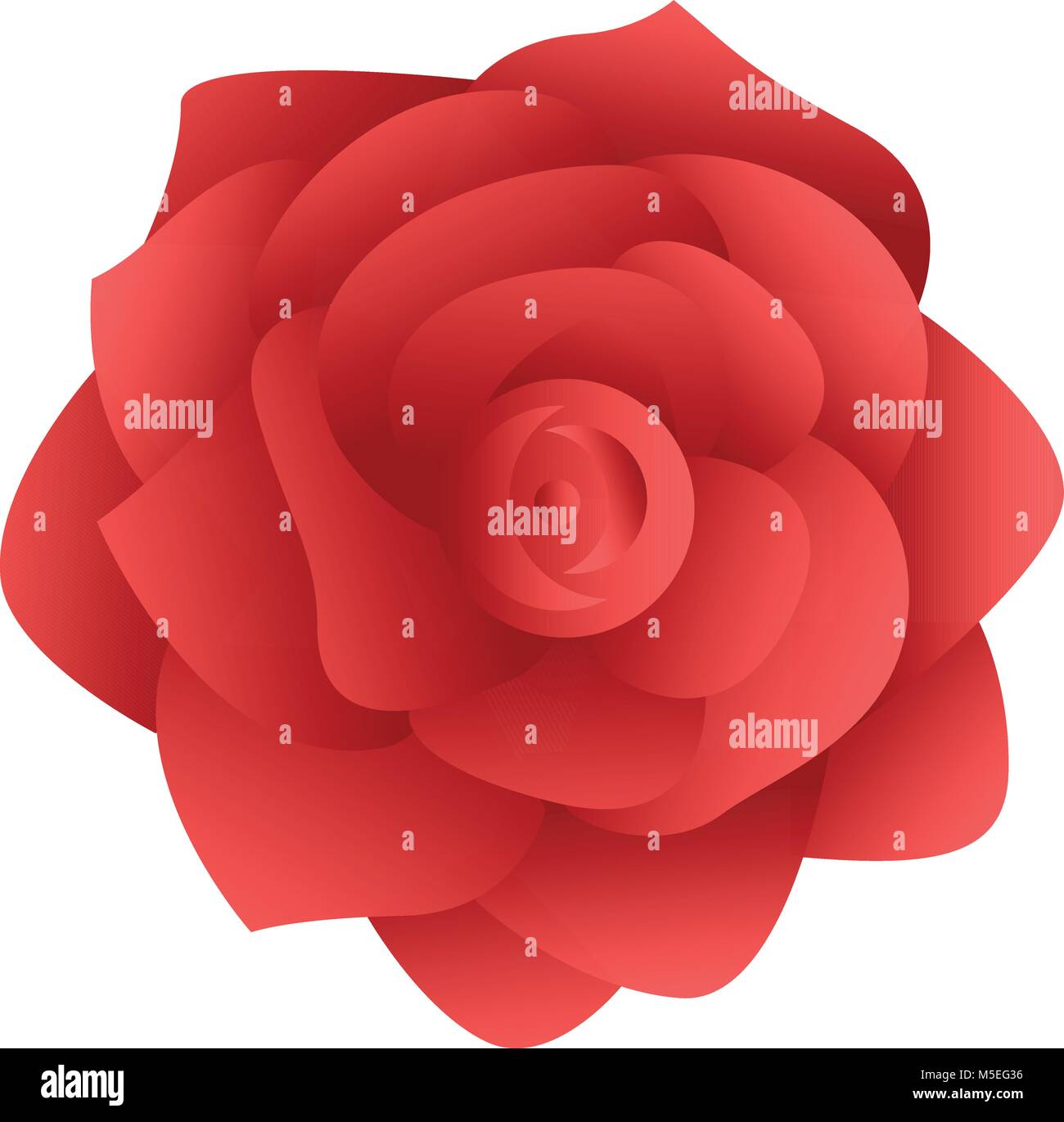 Isolated rose flower Stock Vector Image & Art - Alamy