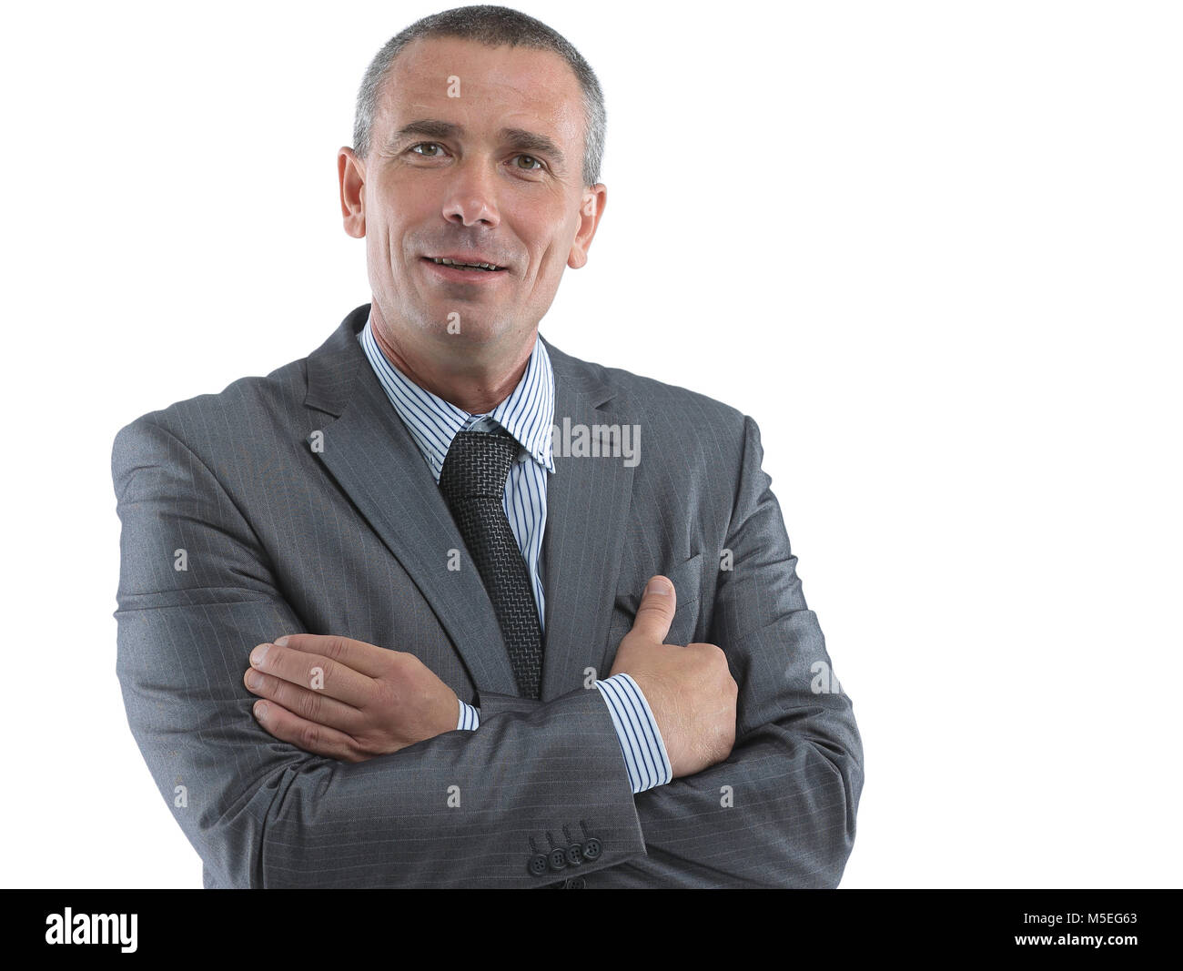 face of a successful businessman Stock Photo - Alamy