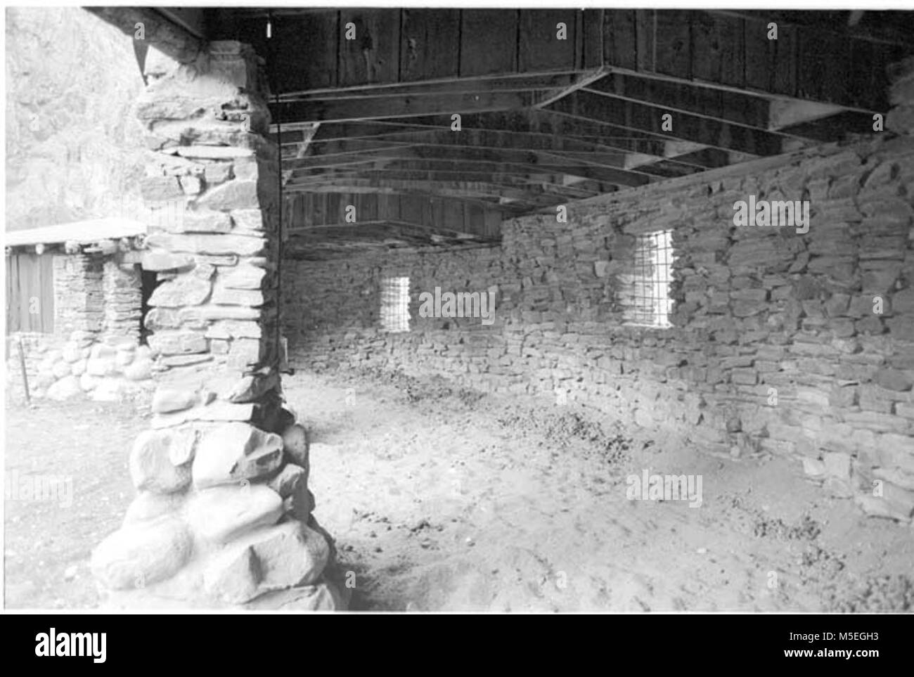 Grand Canyon Historic- Park Service Mule Corral MULE BARN - BLDG 222 ...