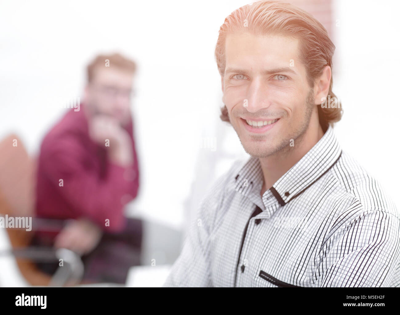 portrait of Manager in the office Stock Photo - Alamy