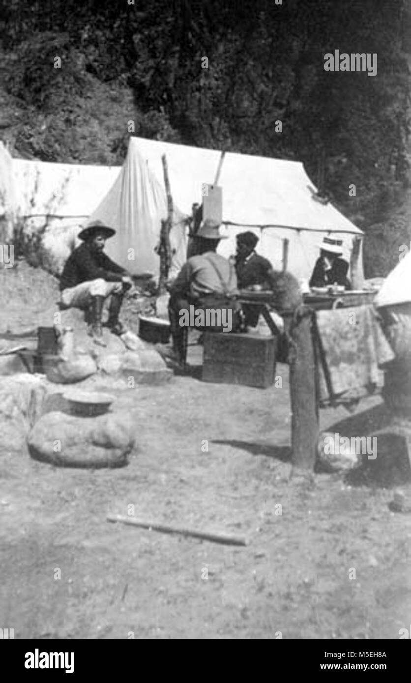 Grand Canyon Historic - Rust Camp Tents c SCENE AT RUST TENT CAMP. 4 ...