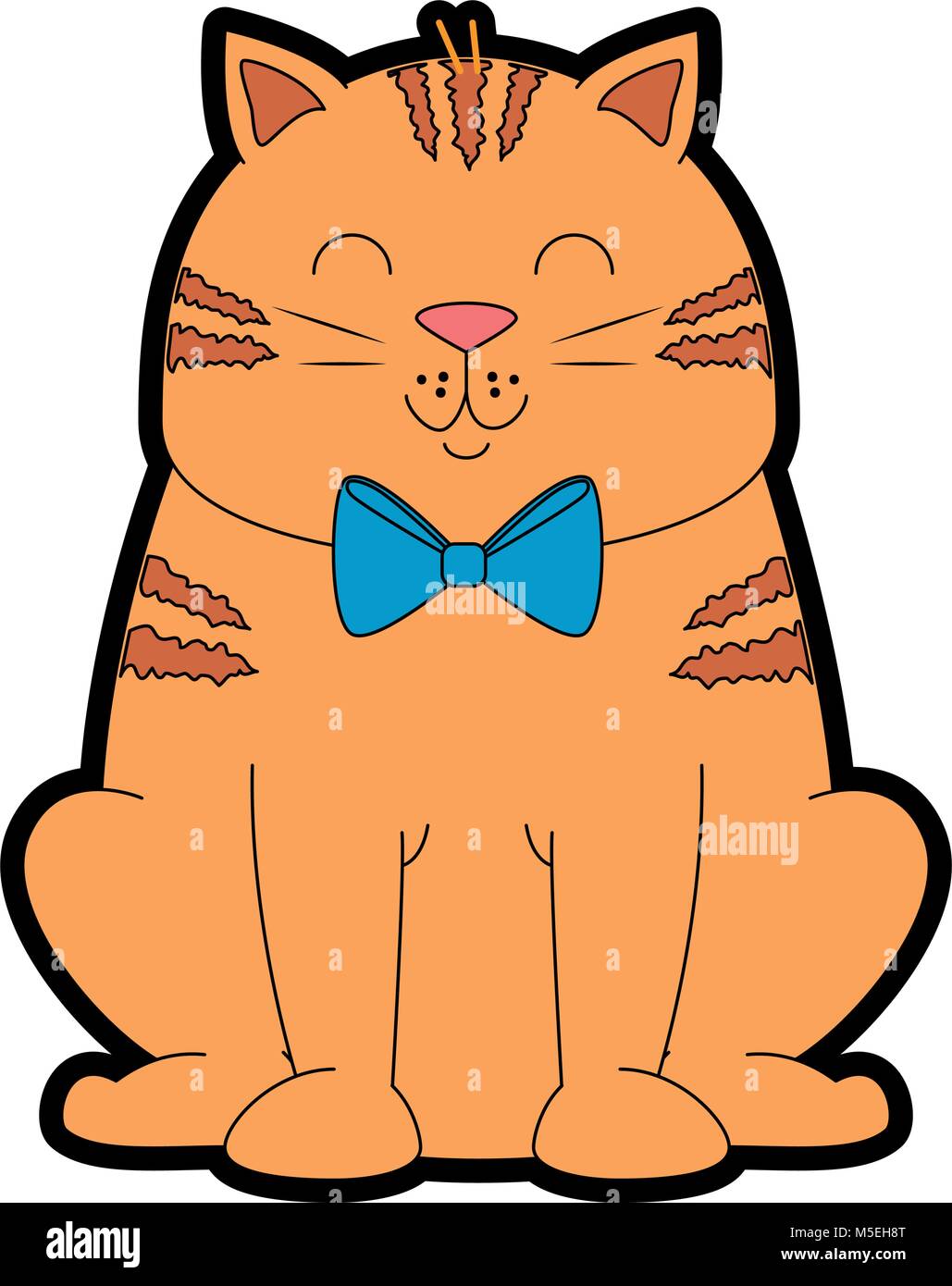 cute cat mascot character Stock Vector Image & Art - Alamy