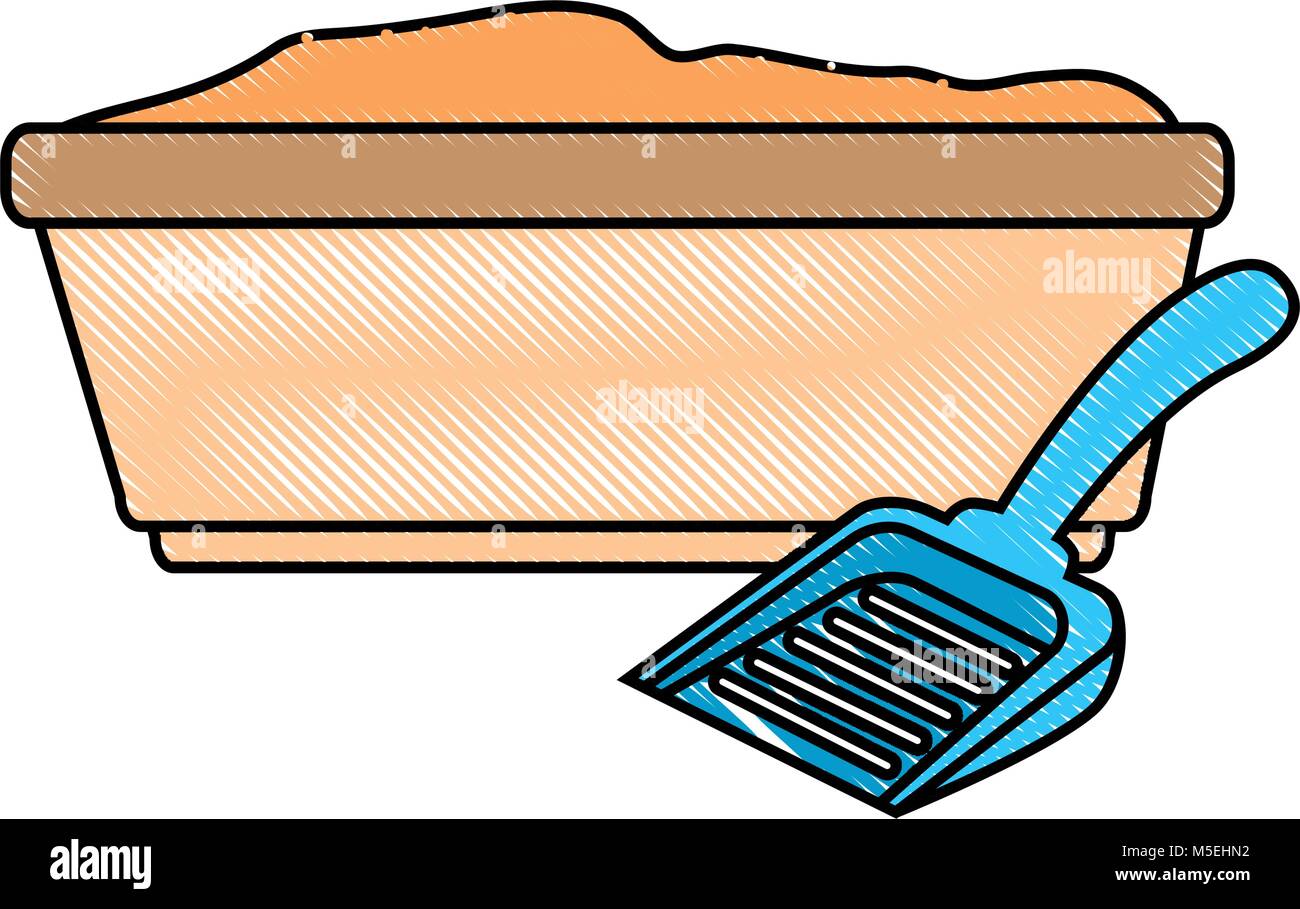 sandbox cat with shovel Stock Vector Image & Art - Alamy