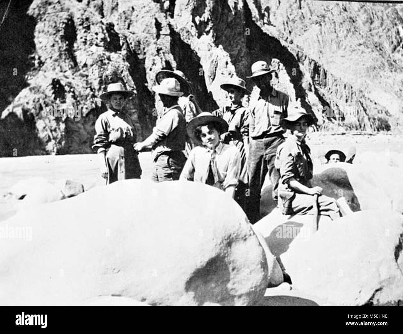 Grand Canyon Historic - Phantom Ranch Guests EIGHT PEOPLE BY COLORADO ...