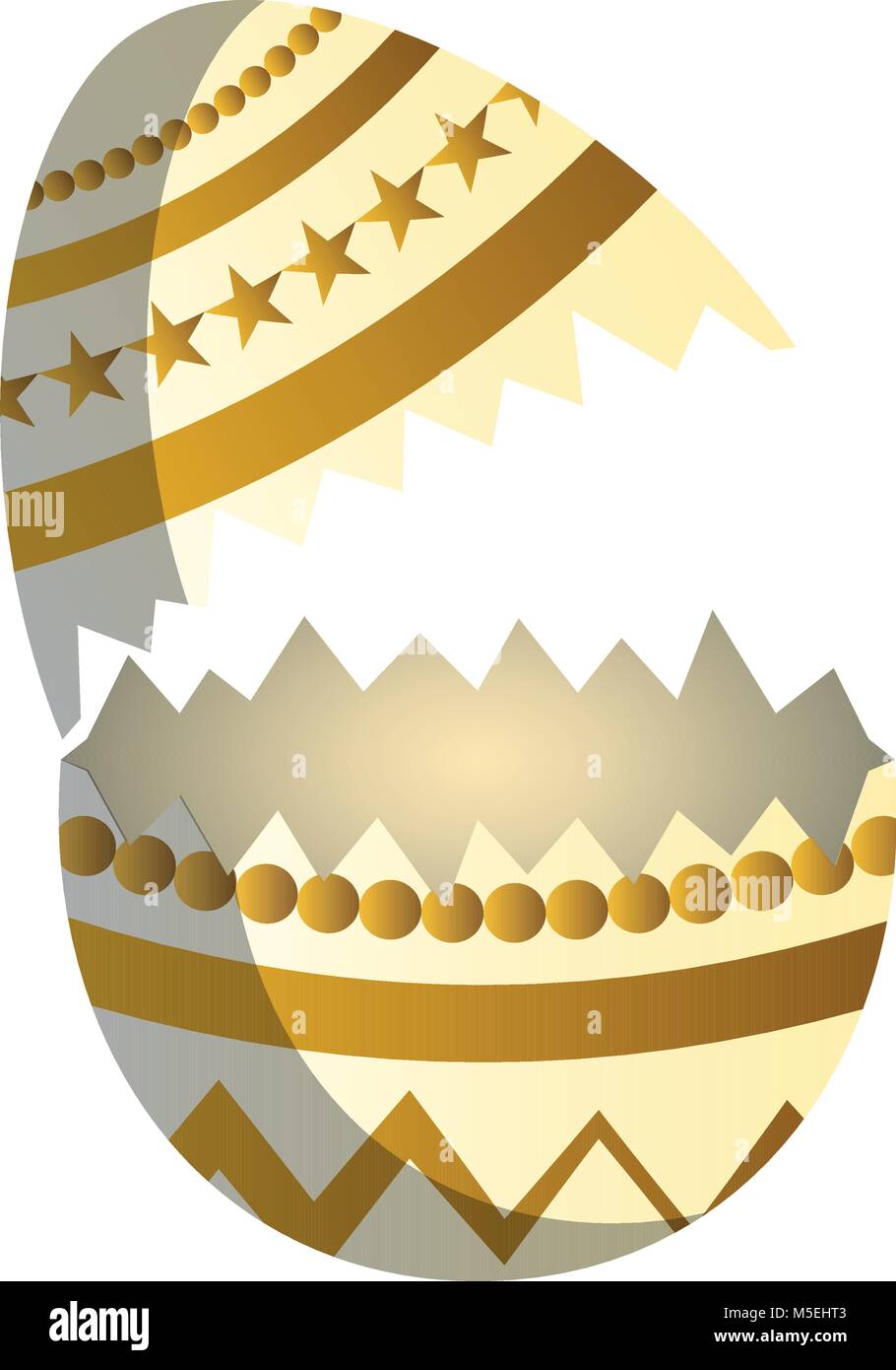Broken easter egg Stock Vector Image & Art - Alamy