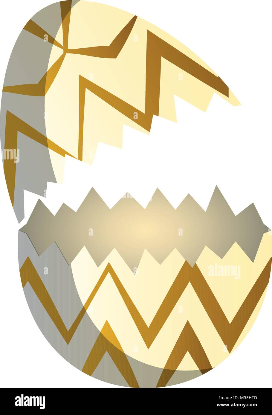 Broken easter egg Stock Vector Image & Art - Alamy