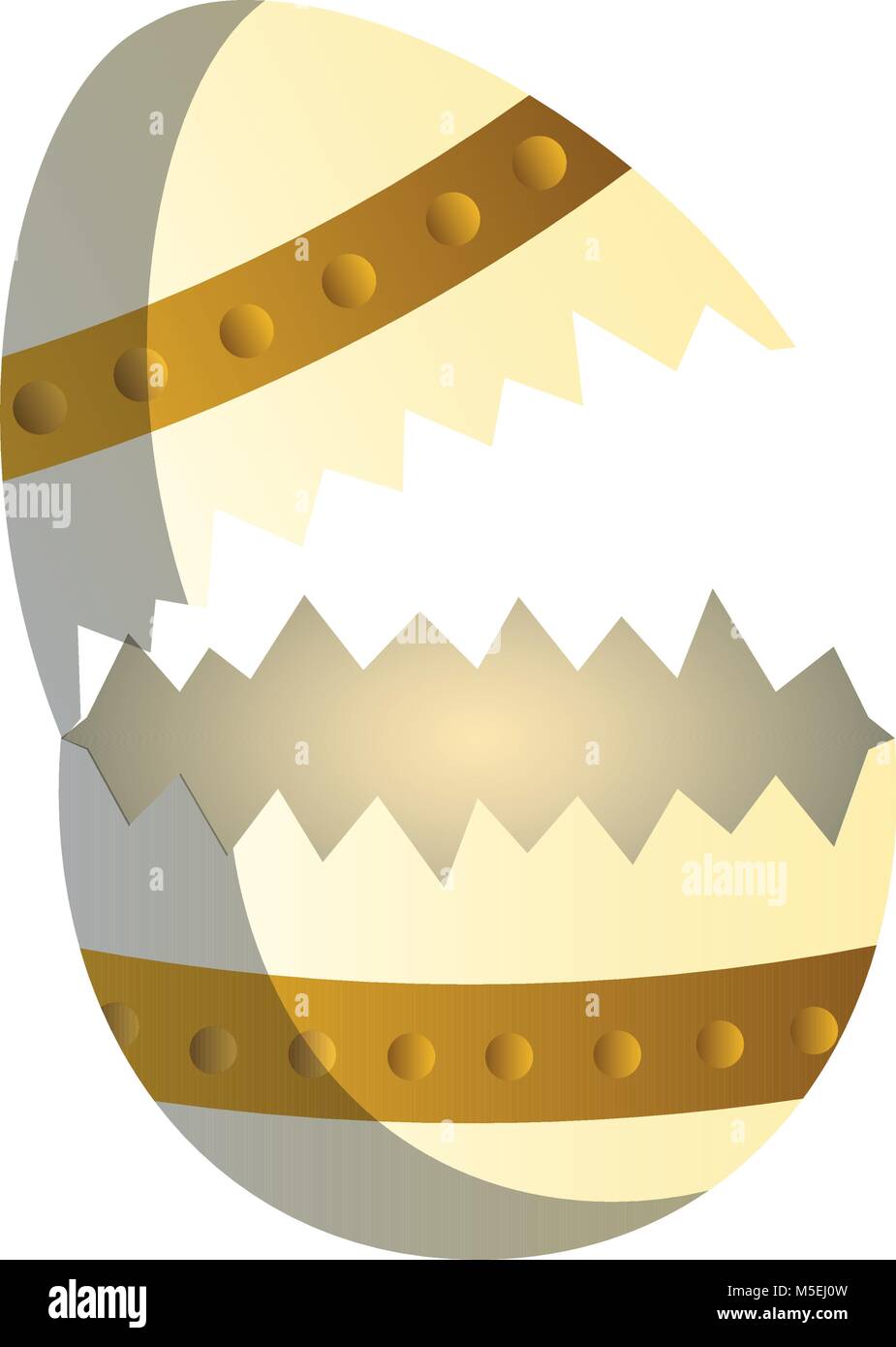 Broken easter egg Stock Vector Image & Art - Alamy