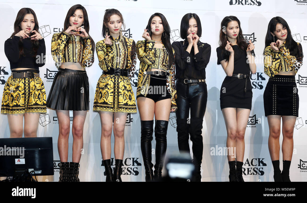 23rd Feb, 2018. S. Korean girl group CLC South Korean girl group CLC ...