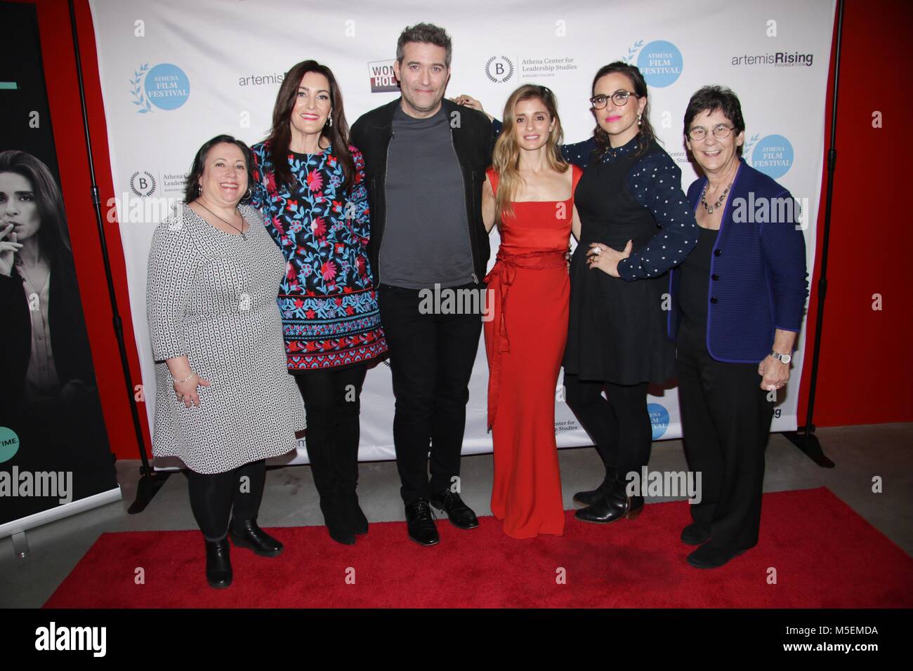 New York, NY, USA. 22nd Feb, 2018. Melissa Silverstein, Stacy Rukeyser ...