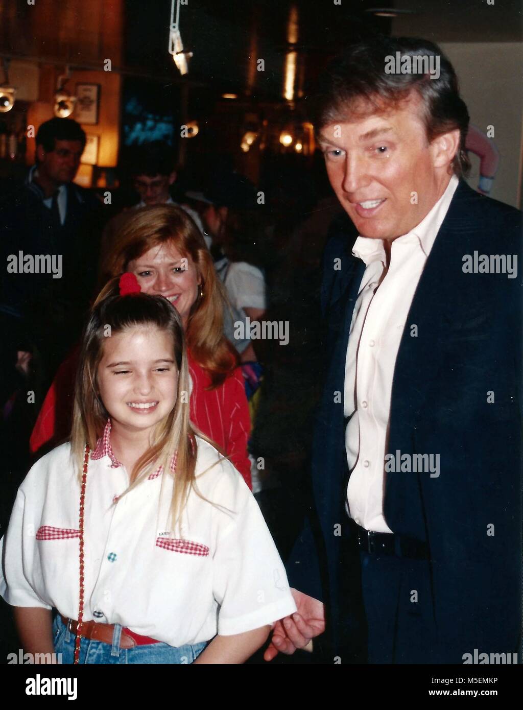 CelebrityArchaeology.com 1992 FILE PHOTO Donald Trump with Ivanka Photo ...