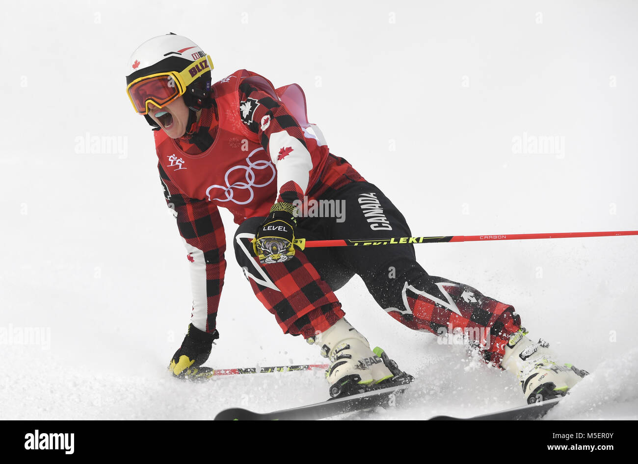 Pyeongchang, South Korea. 23rd Feb, 2018. Kelsey Serwa of Canada ...