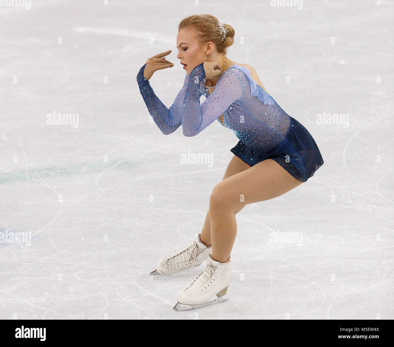 Gangneung, South Korea. 23rd Feb, 2018. Figure skater Emma Peltonen of ...