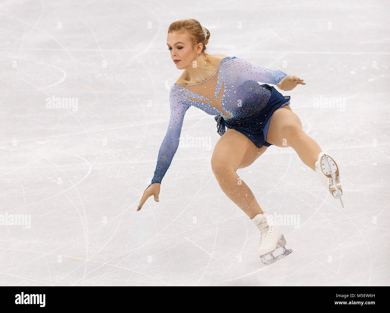 Gangneung, South Korea. 23rd Feb, 2018. Figure skater Emma Peltonen of ...