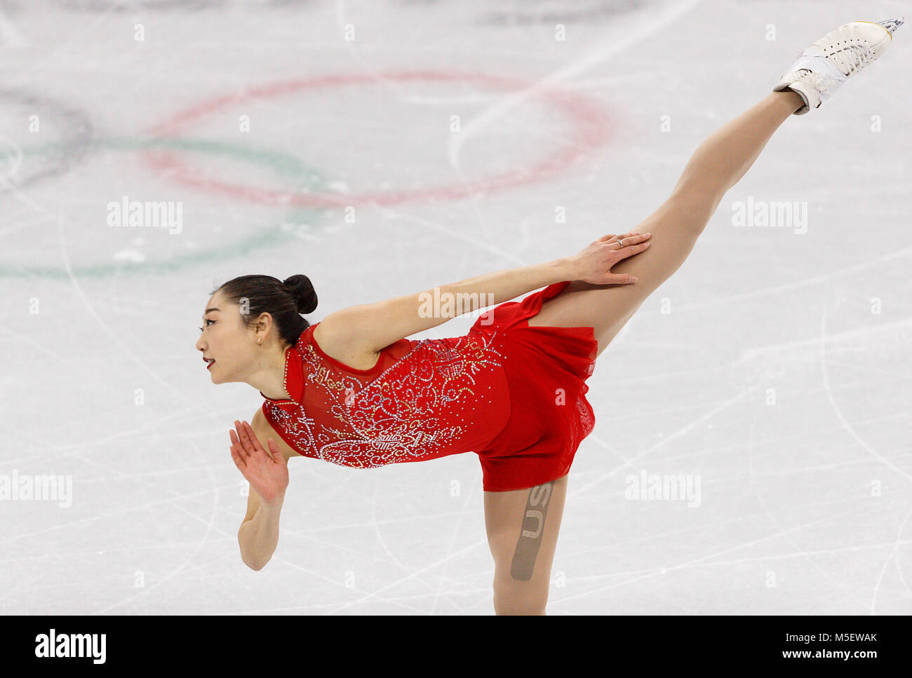 Gangneung, South Korea. 23rd Feb, 2018. Figure skater Mirai Nagasu of ...