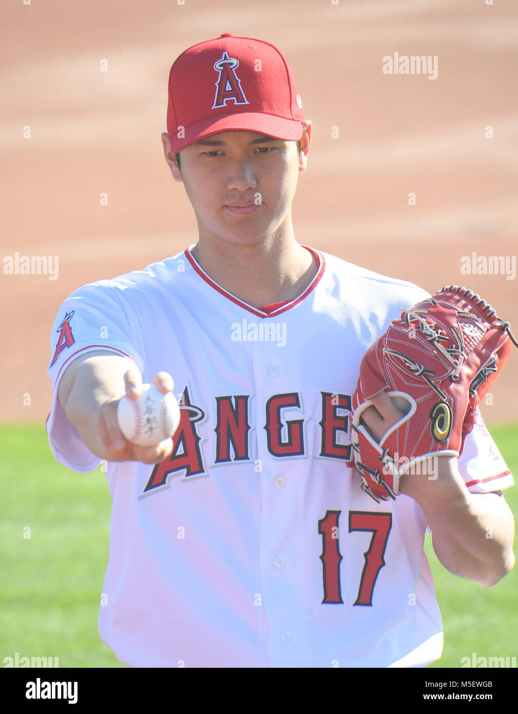 Tempe, Arizona, USA. 22nd Feb, 2018. Shohei Ohtani (Angels) MLB : Los ...