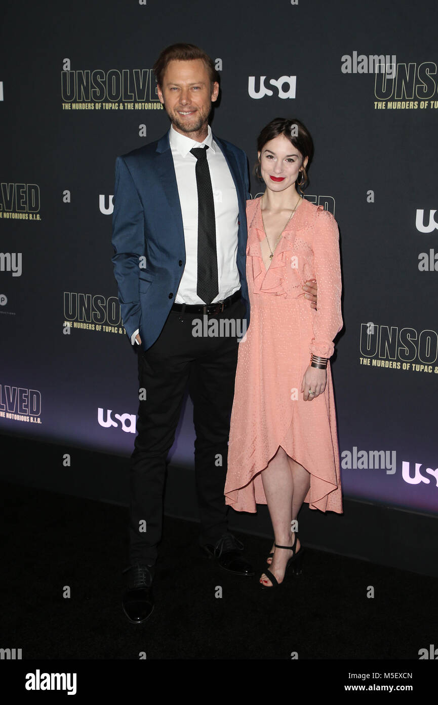 HOLLYWOOD, CA - FEBRUARY 22: Jimmi Simpson, Sophia Del Pizzo, at ...