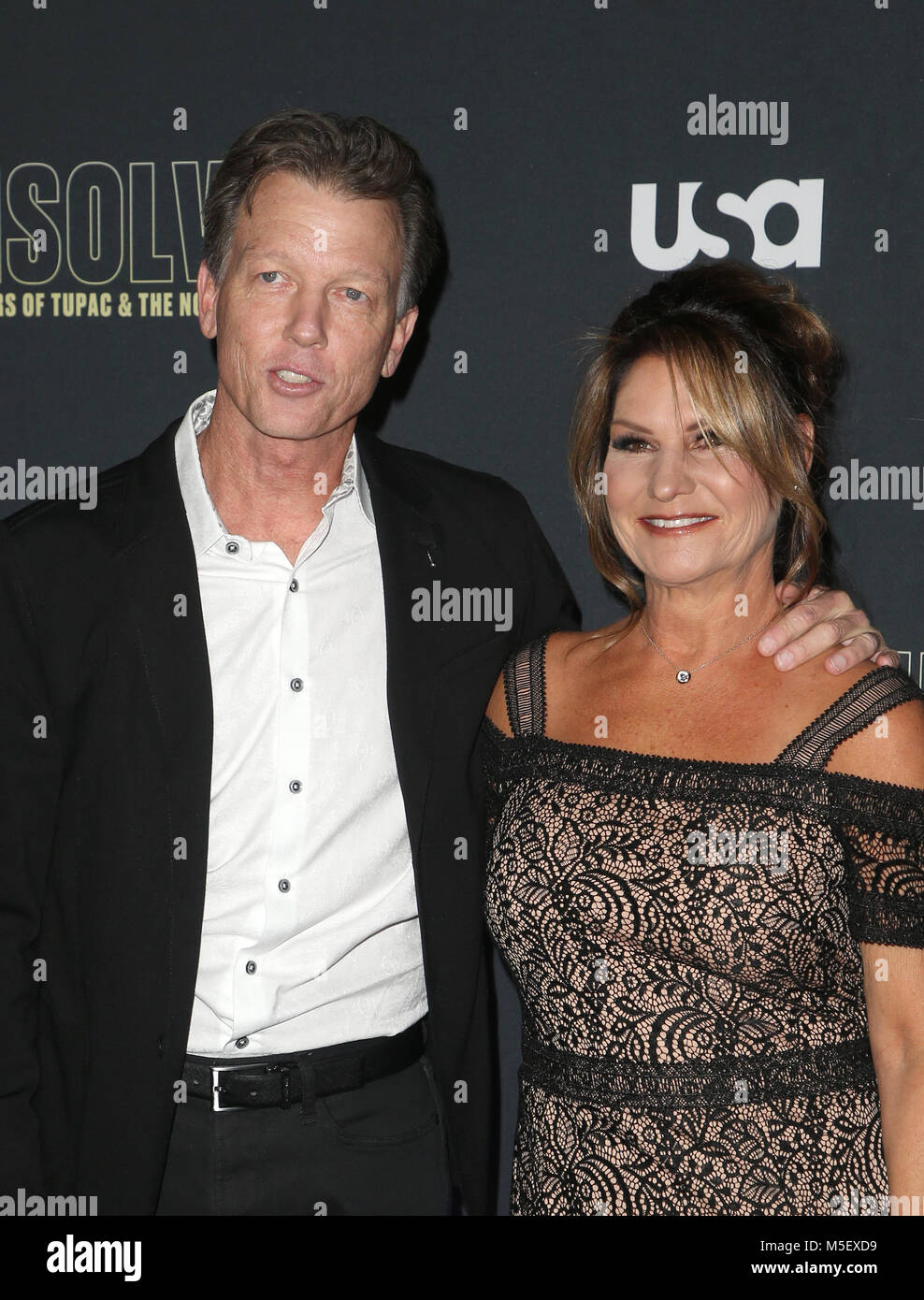 HOLLYWOOD, CA - FEBRUARY 22: Greg Kading, Guest, at Premiere Of USA ...