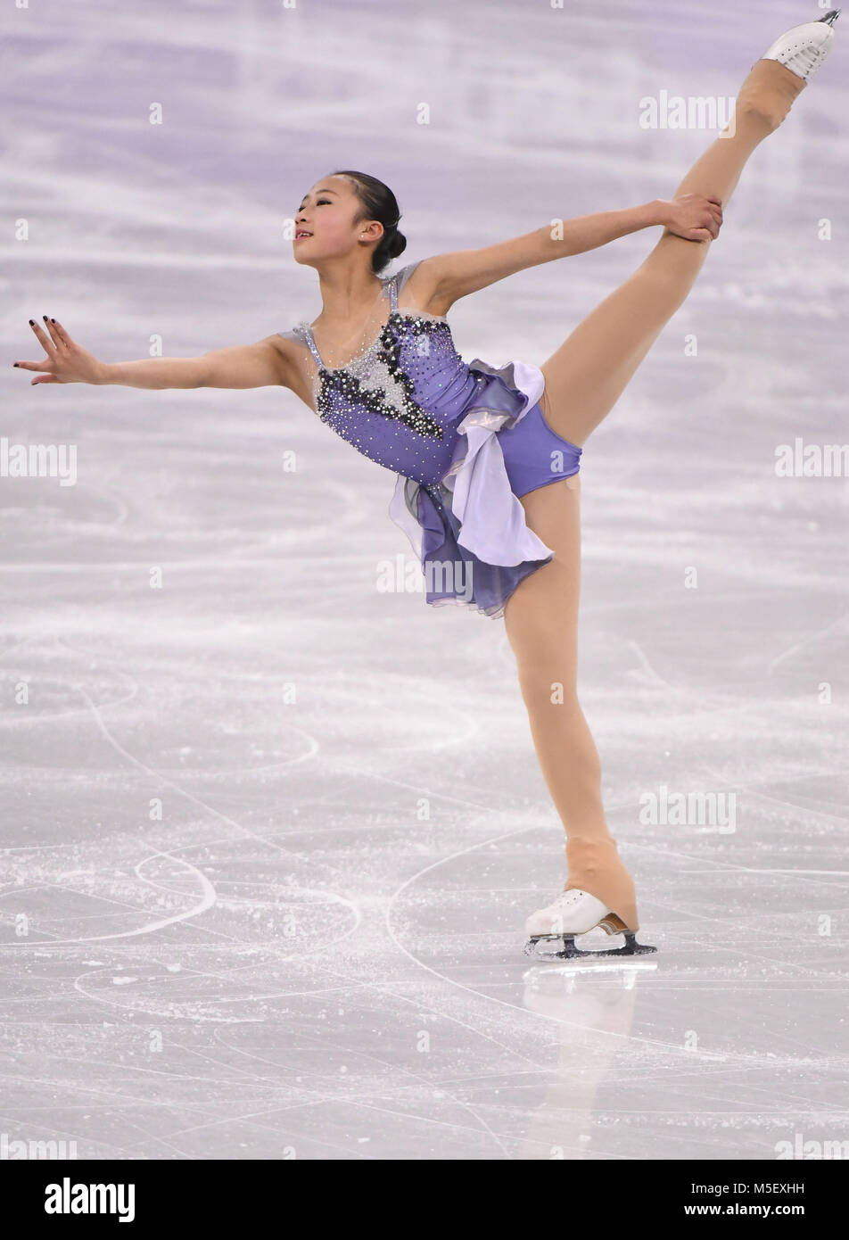 Pyeongchang, South Korea. 23rd Feb, 2018. Li Xiangning of China ...