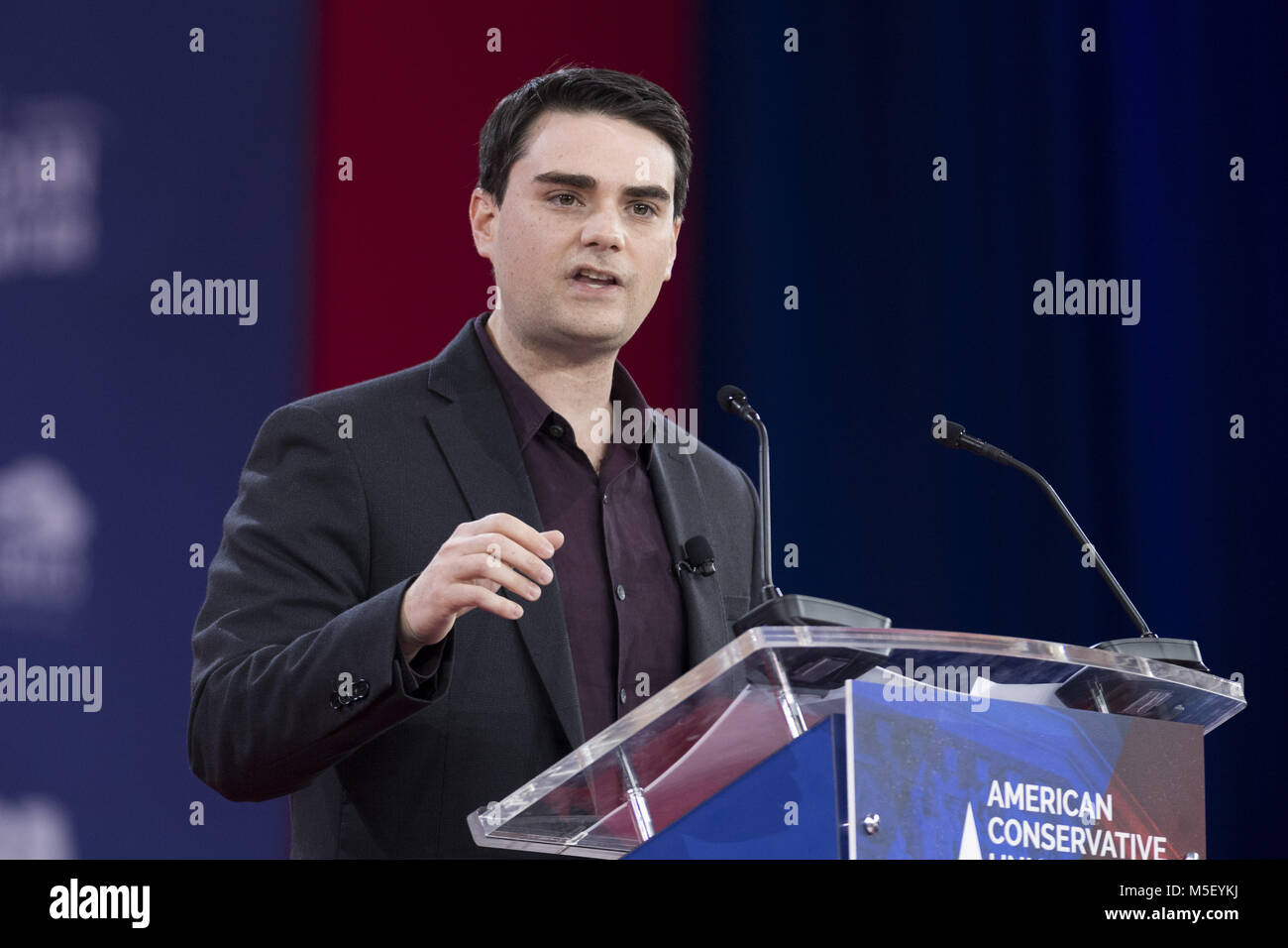 Oxon Hill, MD, USA. 22nd Feb, 2018. BEN SHAPIRO, host of his online ...