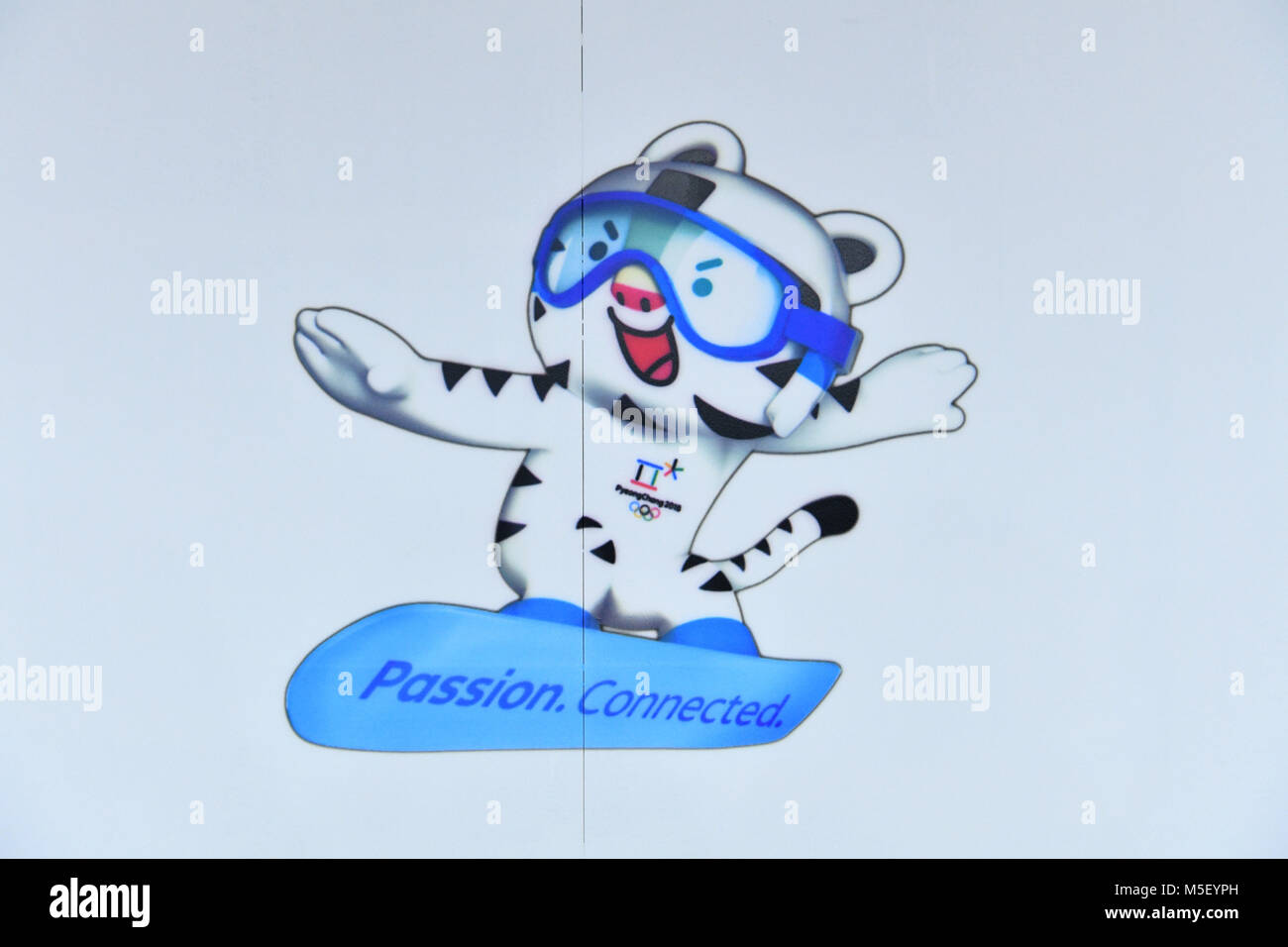 2018 winter olympic mascot hi-res stock photography and images - Alamy