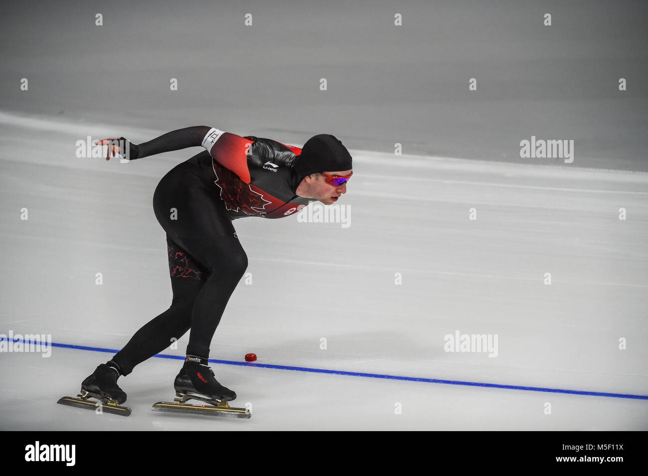 February 23, 2018: Alexandre St-Jean of Â Canada .at 1000 meter ...