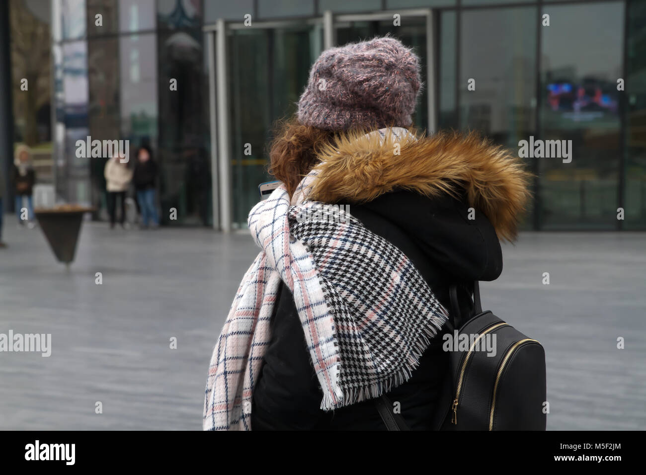 London, UK. 23rd Feb, 2018. UK Weather: Dull and overcast day in London ...