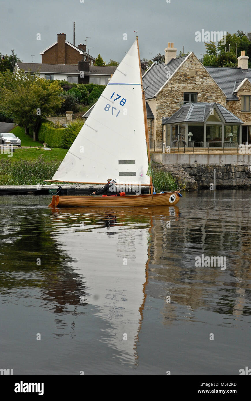A Shannon One Design built and skippered by Cathy Mac Aleavey ghosts on ...