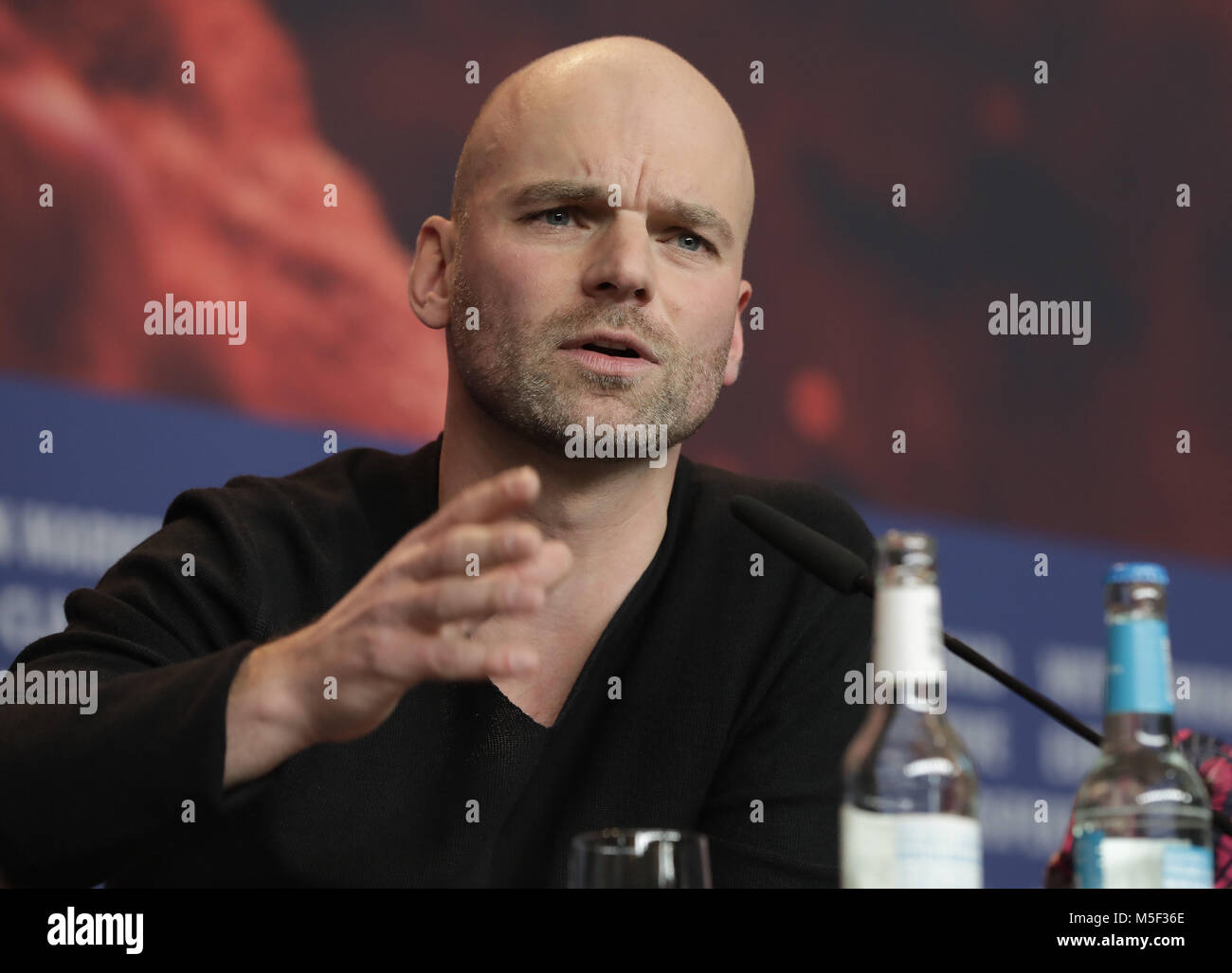 Berlin, Germany. 23rd Feb, 2018. Director Thomas Stuber appears at a ...