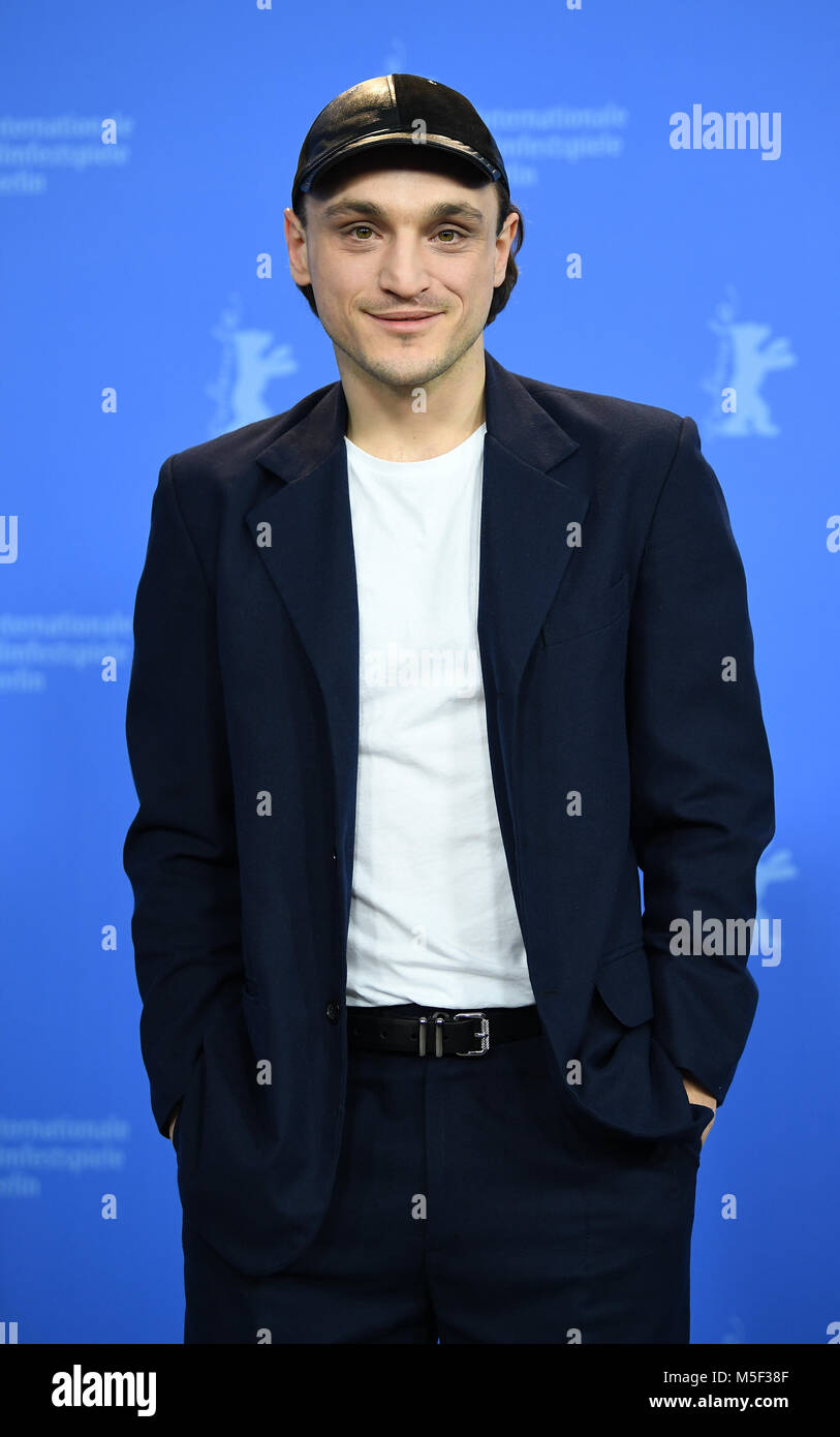 Berlin, Germany. 23rd Feb, 2018. Actor Franz Rogowski appears at a ...