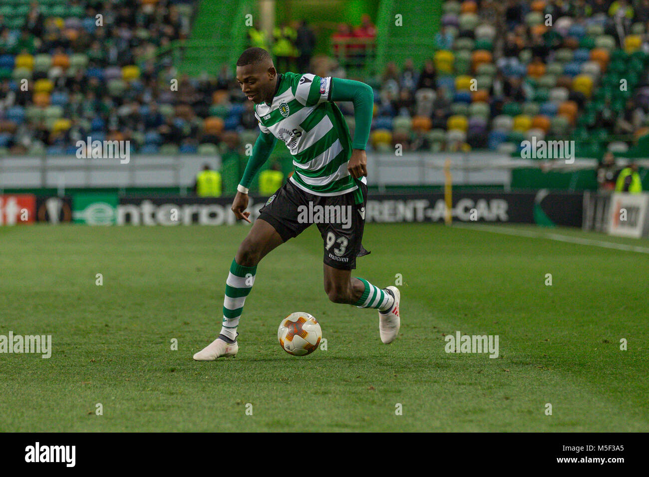 Lisbon, Portugal. 22nd Feb, 2018. Sporting's forward from Portugal ...