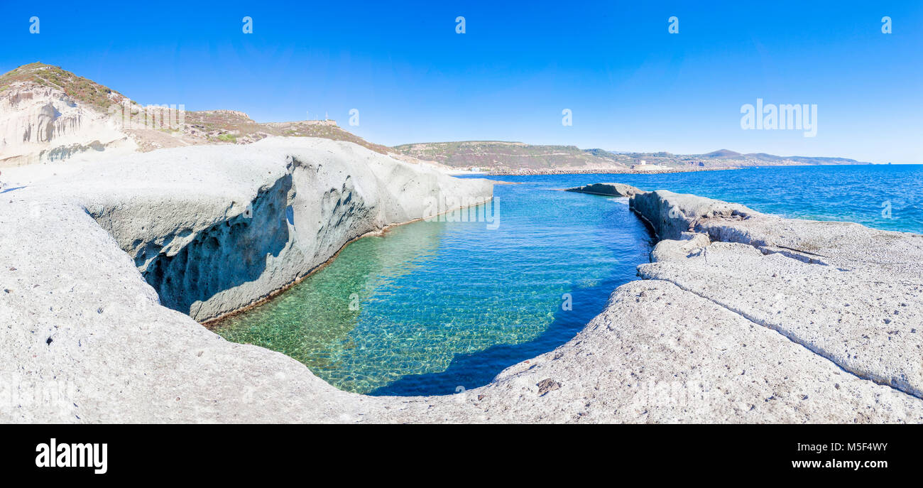 beautiful natural pool carved into the rock on the west coast of ...