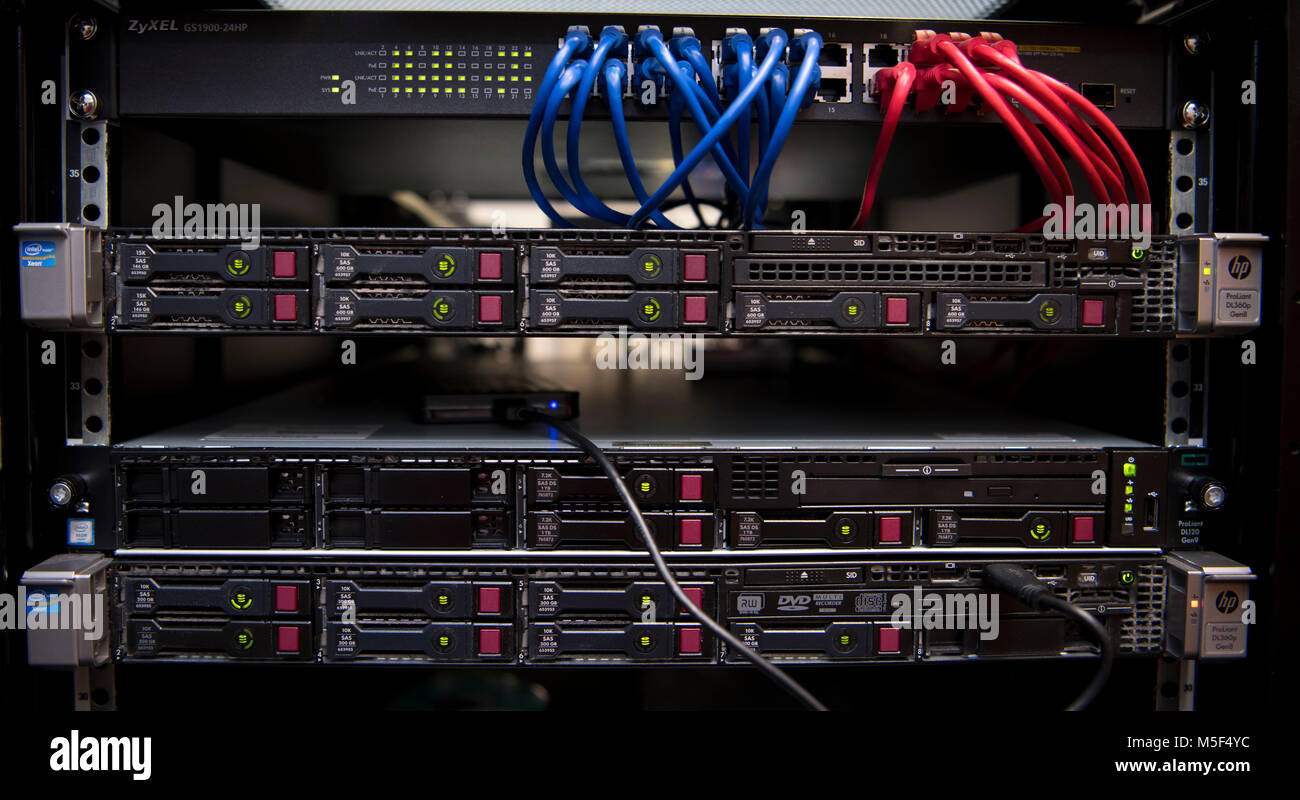 A closeup of a computer server Stock Photo - Alamy