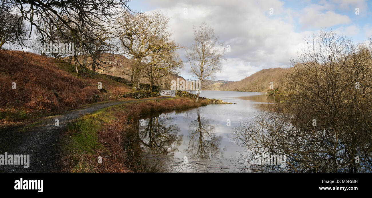 The rugged landscape of southern Snowdonia, Wales Stock Photo - Alamy