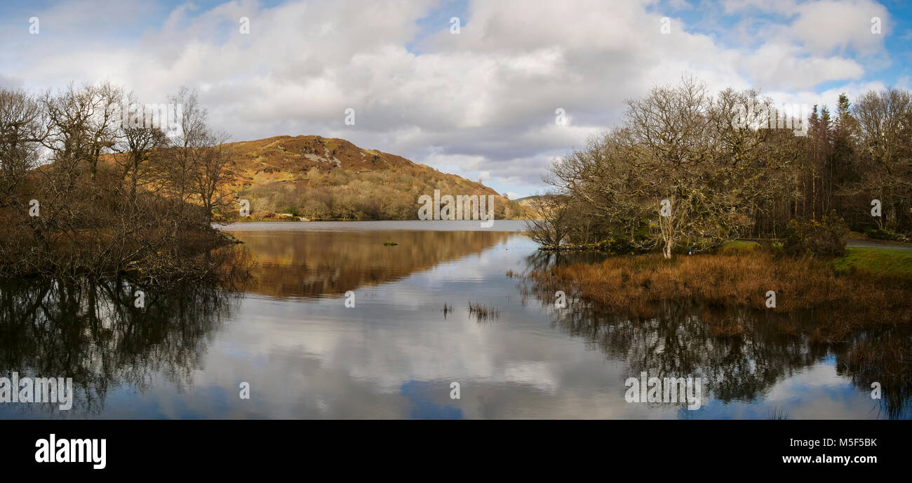 The rugged landscape of southern Snowdonia, Wales Stock Photo - Alamy