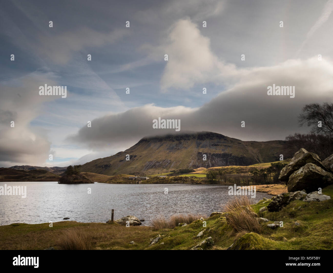 The rugged landscape of southern Snowdonia, Wales Stock Photo - Alamy