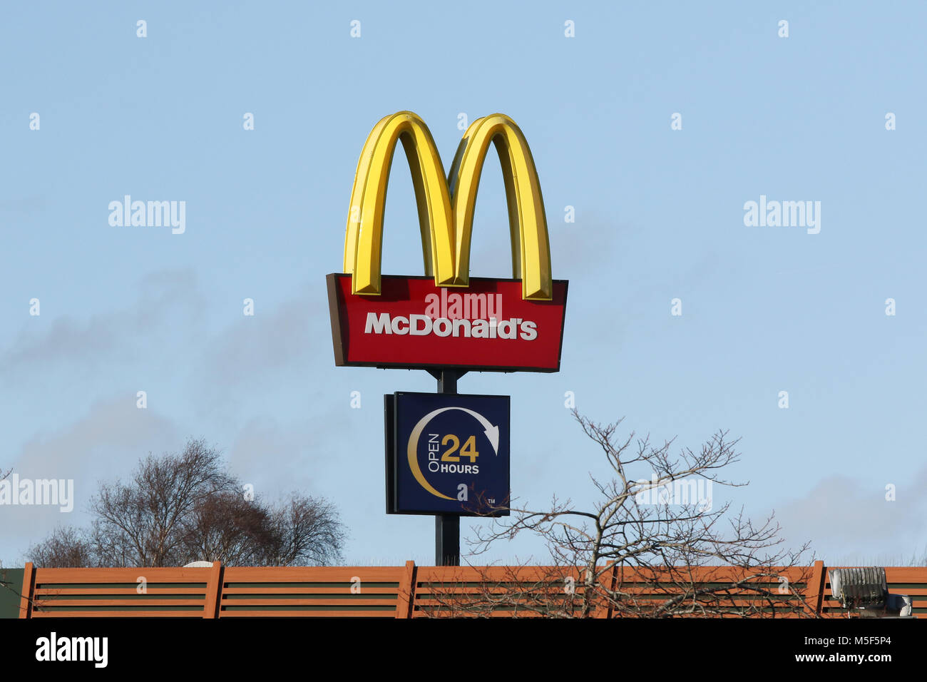 Mcdonalds food outlet at sprucefield hi-res stock photography and ...