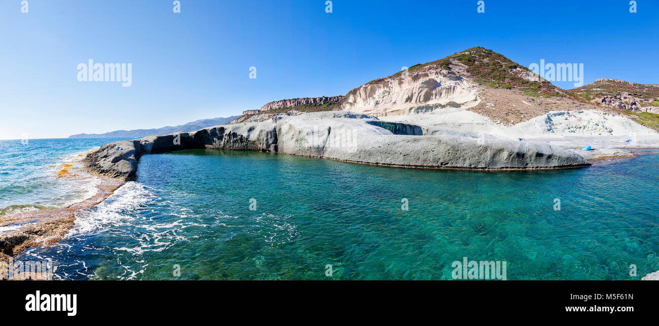 beautiful natural pool carved into the rock on the west coast of ...