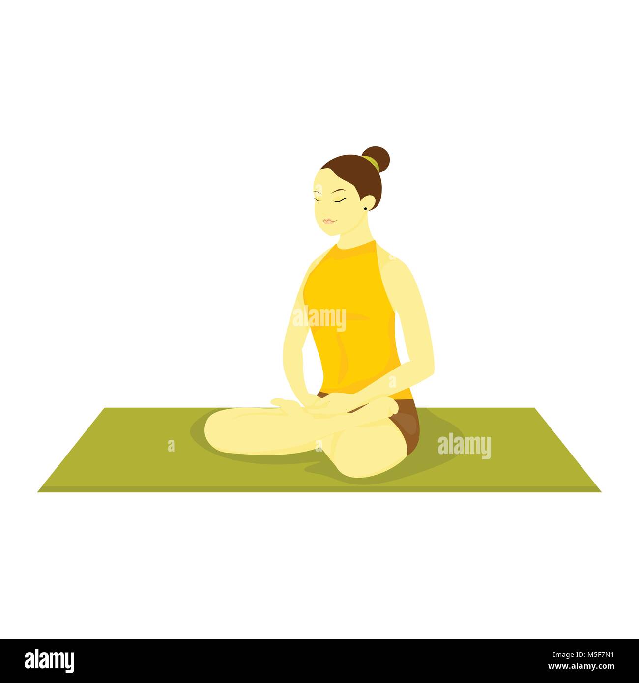 Easy pose Stock Vector Images - Alamy