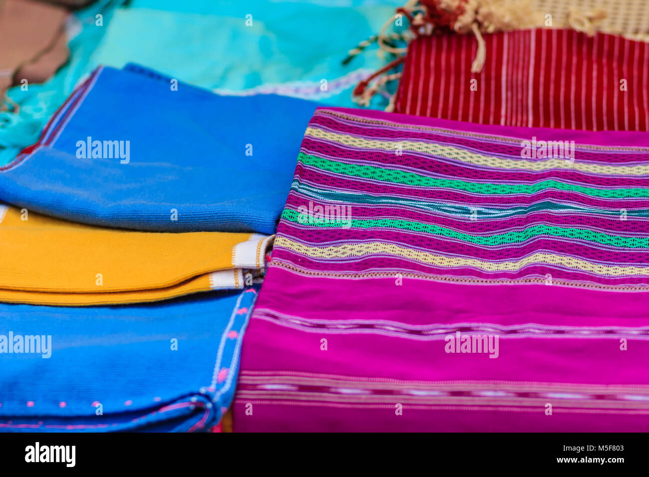 Beautiful Thai tribal clothes and tribal textile style in the northern ...