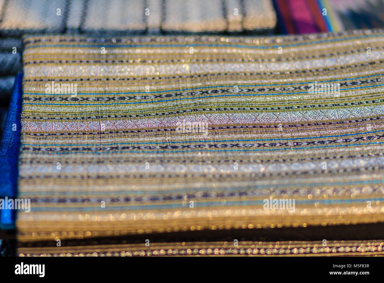 Beautiful Thai tribal clothes and tribal textile style in the northern ...