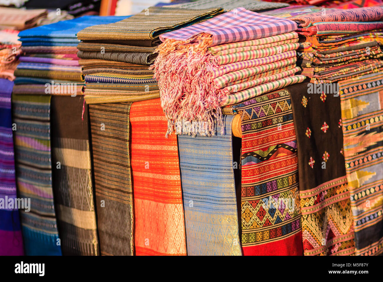 Beautiful Thai tribal clothes and tribal textile style in the northern ...